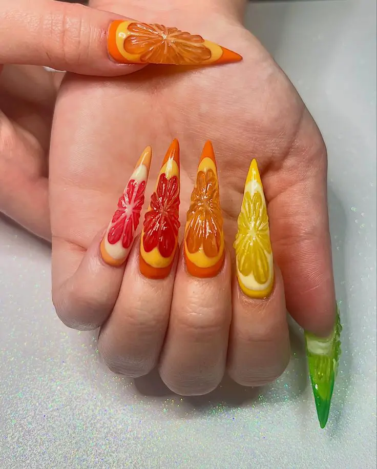 17 Stunning Summer Nail Designs - padebby