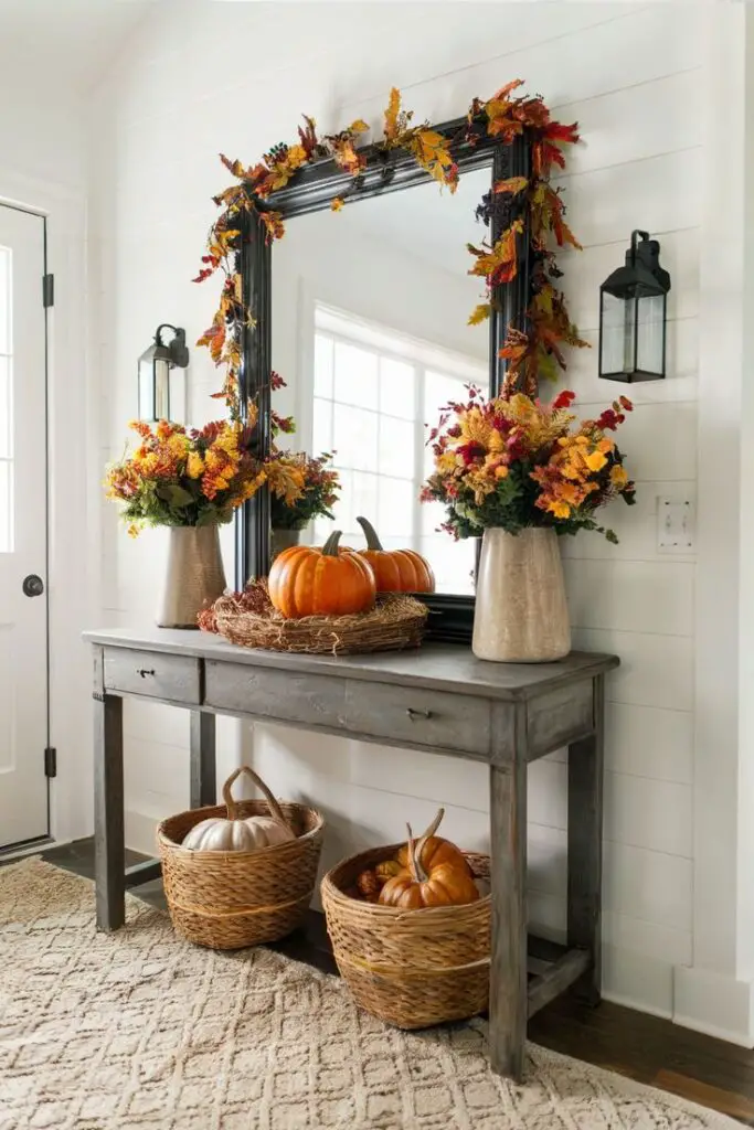 27 Cozy Fall Entryway Ideas to Welcome the Season - padebby