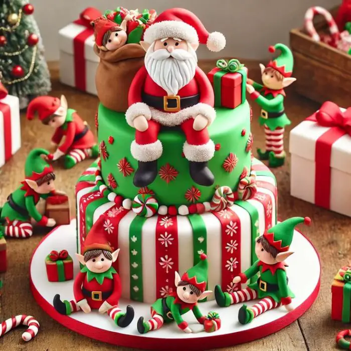 30+ Stunning Christmas Cake Decorating Ideas - padebby